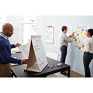 Post-It 563De Dry Erase Board/Plain Paper Pad,20-Inch X23-Inch,Plain,20 Shts,We