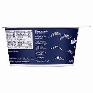 Norr Organic Organic Plain Whole Milk Skyr, 5.3 OZ