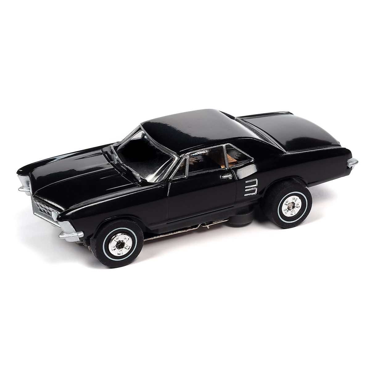 Auto World Thunderjet OK Used Cars 1963 Buick Riviera (Black) HO Scale Slot Car