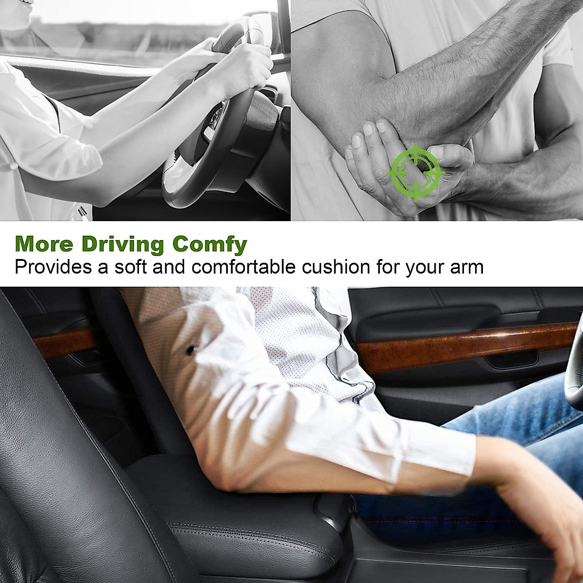 SCITOO Auto Beige Center Console Lid Kit Replacement fit for 2001-2007 for GMC Sierra Silverado