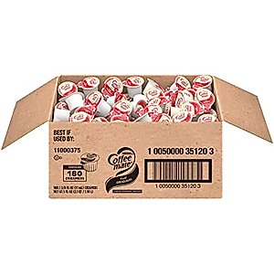 Nestle Coffee mate Coffee Creamer, Original, Liquid Creamer Singles, Non Dairy, No Refrigeration, Box of 180