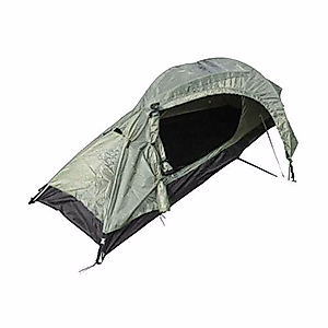 Mil-Tec Recom 1-Man Tent, Olive Green, 240 x 135 x 85 cm