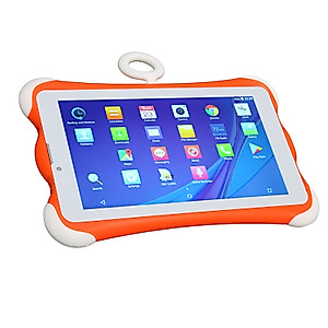 Vikye 7 Inch Kids Tablet, 7 Inch 1280x800 HD Display Tablet Dual SIM WiFi Kids Tablet 6000mAh Rechargeable Battery for Android (US Plug)