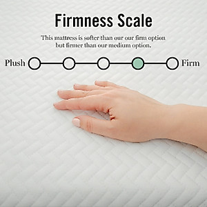 Martha Stewart SleepComplete Full Mattress in a Box, Medium-Firm Triple-Action Cooling Gel Memory Foam Mattress, Removable Coolweave Jacquard Cover, 12", White