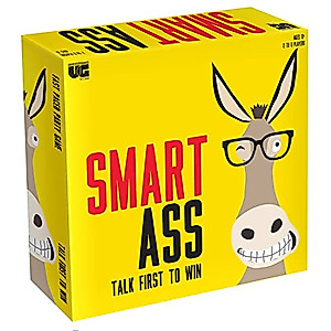 University Games | Smart Ass Trivia The Ultimate Who, What, Where Party Game for Families and Adults Ages 12 and Up and 2 to 6 Players