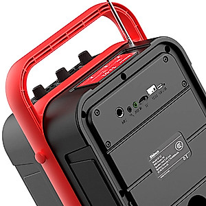 Shinco Bluetooth PA System with Wireless Microphone, FM Radio and Remote Control, Great for Home, Party, Travel, Church