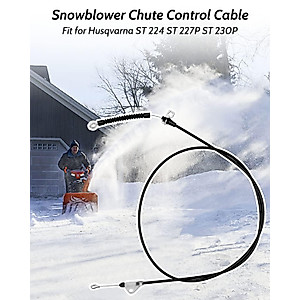 586961501 Snowblower Chute Control Cable Fit for Husqvarna ST224 ST227P ST230P