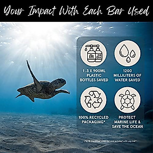 S04+C04 Solid Shampoo & Conditioner Set for Oily Roots and Sensitized Hair, Deeply Cleanse, All Natural Zero Waste and Organic Shampoo Bars for Hair,2 Travel Size Bars