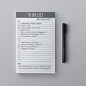 Jot & Mark To Do List Notepad 5.5" x 8.5" (50 Sheets per pad)