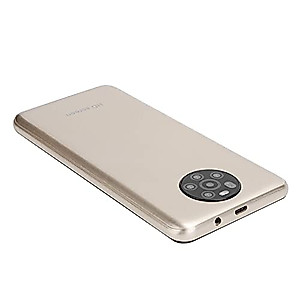 5.45in HD Full Screen Cell Phones, Mate40 Pro Dual Card Dual Standby Smartphones, 512MB+4GB Android4.4.2 Smart Phone, MTK6572 DualCore CPU, Face Recognition Unlocking(Gold)