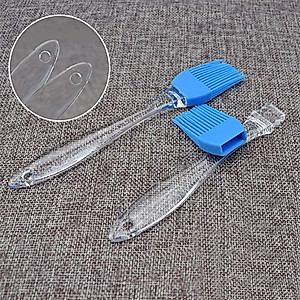 SILCONY 7" Silicone Basting Pastry Brush - Perfect for Oil Butter Spread, Marinades, Baste, BBQ, Grill, Cooking - BPA Free, Food Grade Material, Dishwasher Safe (3, 7 Inches)