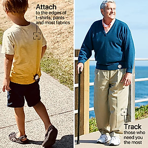 WAIRCO Airtag Holder - Revolutionary Secure Snap Closure for Apple Airtag | Multi-Fabric Easy Attachment | Anti-Scratch Protective GPS Tracker Case, Kids, Seniors, Pet Collars & Luggage (Pink)