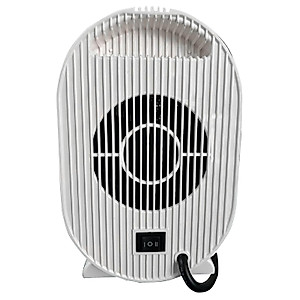 QQT Electric Space Heater,Portable Energy Efficient Space Heaters for Indoor Use,Two-Speed Portable Heater Fan for Office with Adjustable,Overheating Protection,Dumping Shutdown (White)
