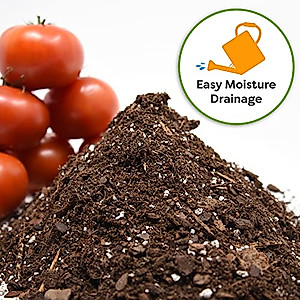 Organic Potting Mix by Perfect Plants for All Plant Types - 8qts for Indoor and Outdoor Use, Great for Veggies, Spices, and Holistic Herbs