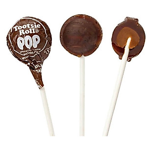 Tootsie Pop Lollipop 5-Flavors Hard Candy Outside with Chewy Tootsie Roll Center Bulk (2 Pound)