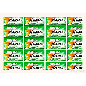 7 O'clock Super Stainless Double Edge Safety Razor Blades , 5 Count (Pack of 20)