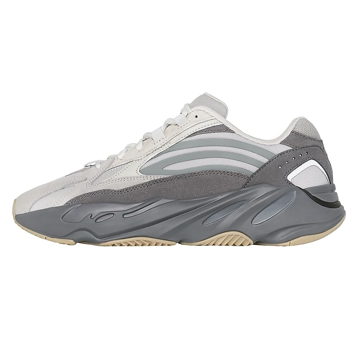 adidas Mens Yeezy Boost 700 V2 Lace Up Sneakers Shoes Casual - Grey - Size 5 M