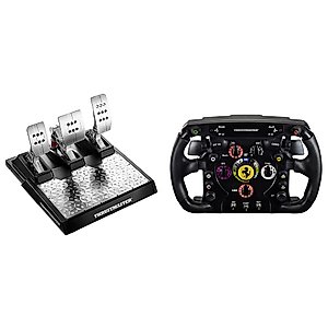 Thrustmaster T-LCM Pedals (PS5, PS4, XBOX Series X/S, One, PC) and Thrustmaster F1 Racing Wheel Add On (XBOX Series X/S, One, PS5, PS4, PC)