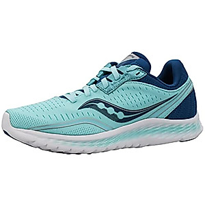 Saucony Women's S10552-25 Kinvara 11 Running Shoe, Aqua/Blue - 10 W US
