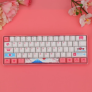 EPOMAKER AKKO 3061S World Tour R2 60% Wired Hotswap Mechanical Gaming Keyboard with RGB Backlight, Dye Sublimation PBT Keycaps, NKRO Programmable for Gamers/Mac/Win (Gateron Yellow Switch, 61 Keys)