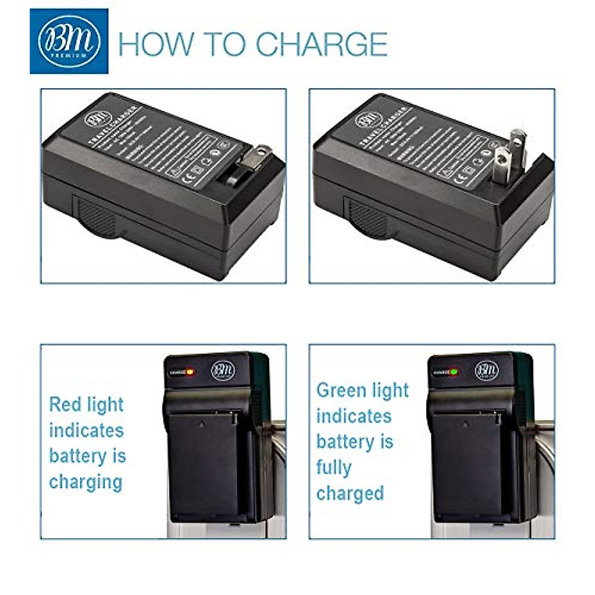 BM Premium LP-E10 Battery and Charger Kit for Canon EOS Rebel T3, T5, T6, T7, Kiss X50, Kiss X70, EOS 1100D, EOS 1200D, EOS 1300D, EOS 2000D Digital Camera