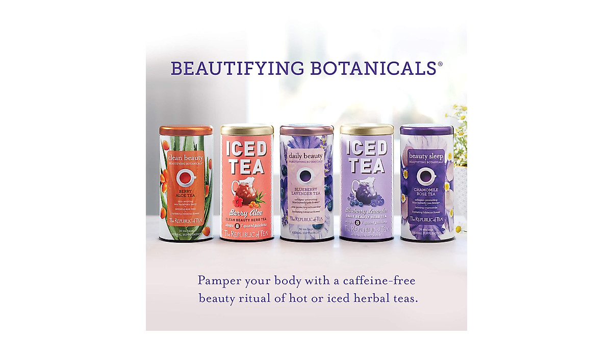 Beauty Blueberry Lavender Herbal Iced Tea - 8 Bags