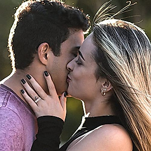 2.5 ct Princess Cut Clear Simulated Diamond 14k Rose Gold Eternity Wedding Engagement Promise anniversary Band Sz 4.5