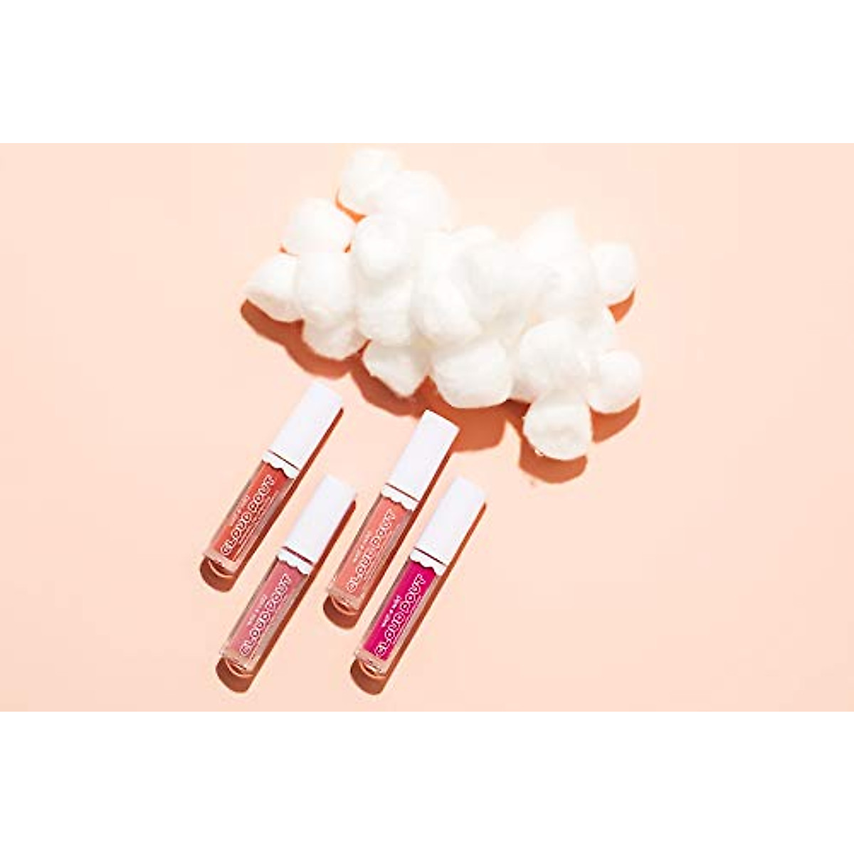 wet n wild Lip Cream Cloud Pout Marshmallow Matte Liquid Lipstick, Lip Mousse, Red Madness, Marshmallow Flavored