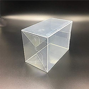 PUDXLRE VERSAINSECT oose Clear Plastic Strong Pop Protectors Compatible with 4-inch Funko Pop Figures, Crystal Clear, Auto-Locking Tab and Heavy Duty Acid Free w/Protective Film (20 Pack)