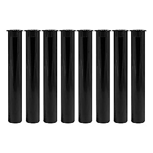 116mm Tube - Black 10 Pack