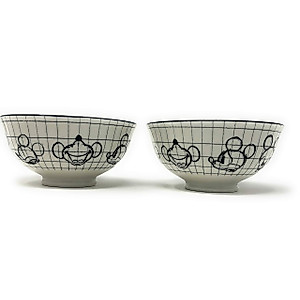 Set of 2 Mickey Sketchbook Tidbit Bowls (Laughing)