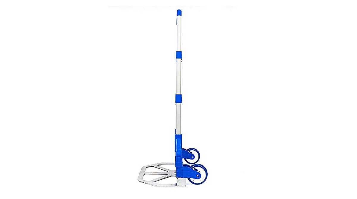 Blue Portable Collapsible Dolly - Space Saving Utility