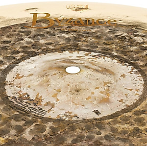 Meinl Cymbals Byzance 16" Dual Crash — Made in Turkey — Hand Hammered B20 Bronze, 2-Year Warranty, Single (B16DUC)