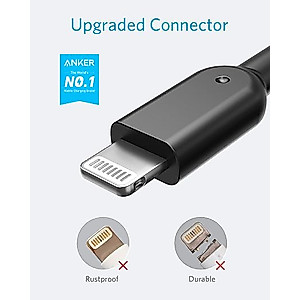 Anker iPhone Charger Cable, Powerline II Lightning Cable (10ft), Durable Cable, MFi Certified for iPhone Xs/XS Max/XR/X / 8/8 Plus /7/7 Plus, iPad 8