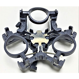 Shaver Razor Head Holder Cover & Frame Plate for Philips Norelco SmartTouch-XL HQ9100 HQ 9100XL 9100XLCC HQ9140 HQ 9140XL 9140XLCC HQ9150 HQ 9150XL 9150XLCC HQ9160 HQ 9160XL 9160XLCC Beard Silver