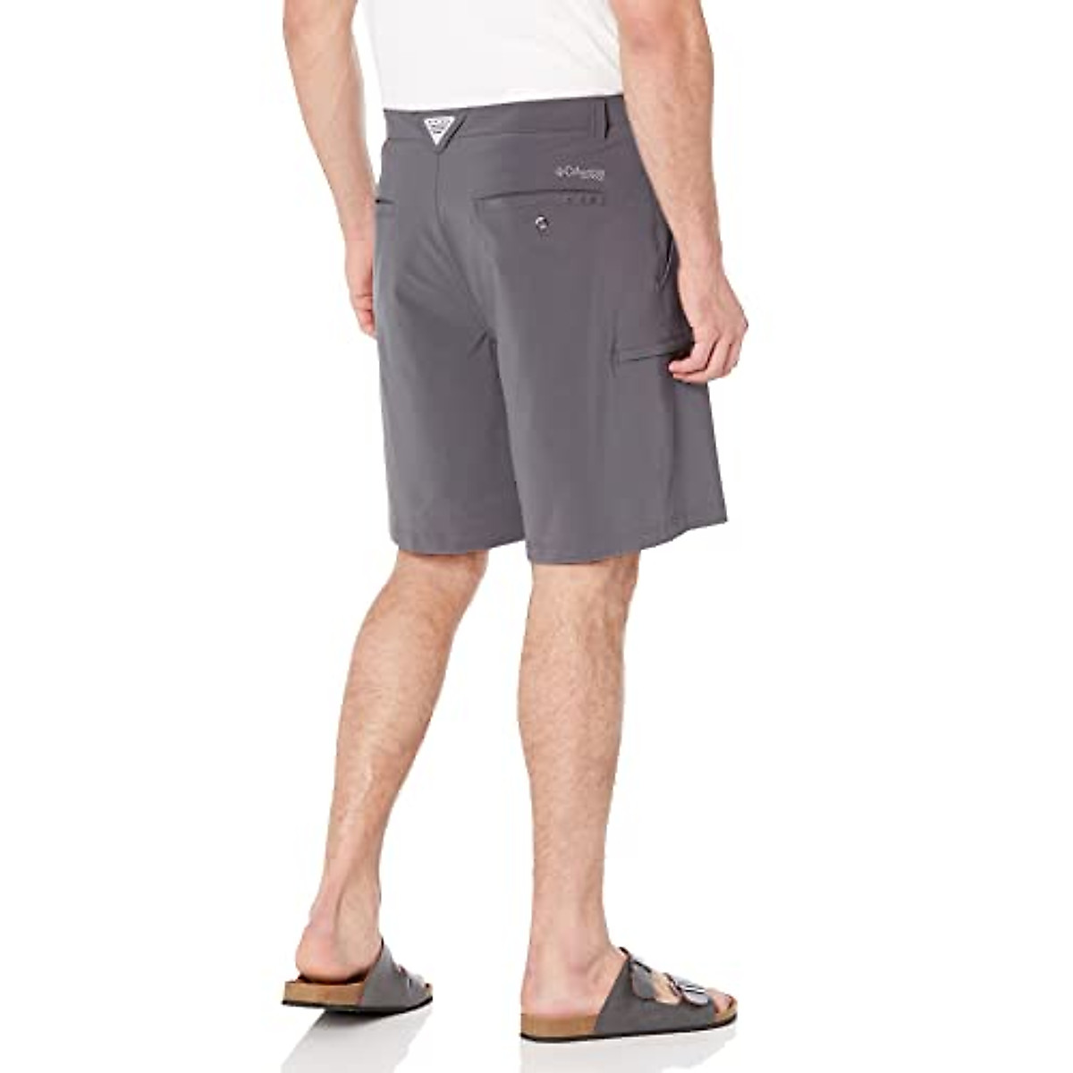 Columbia Men's Standard Grander Marlin II Offshore Short, City Grey, 34x10