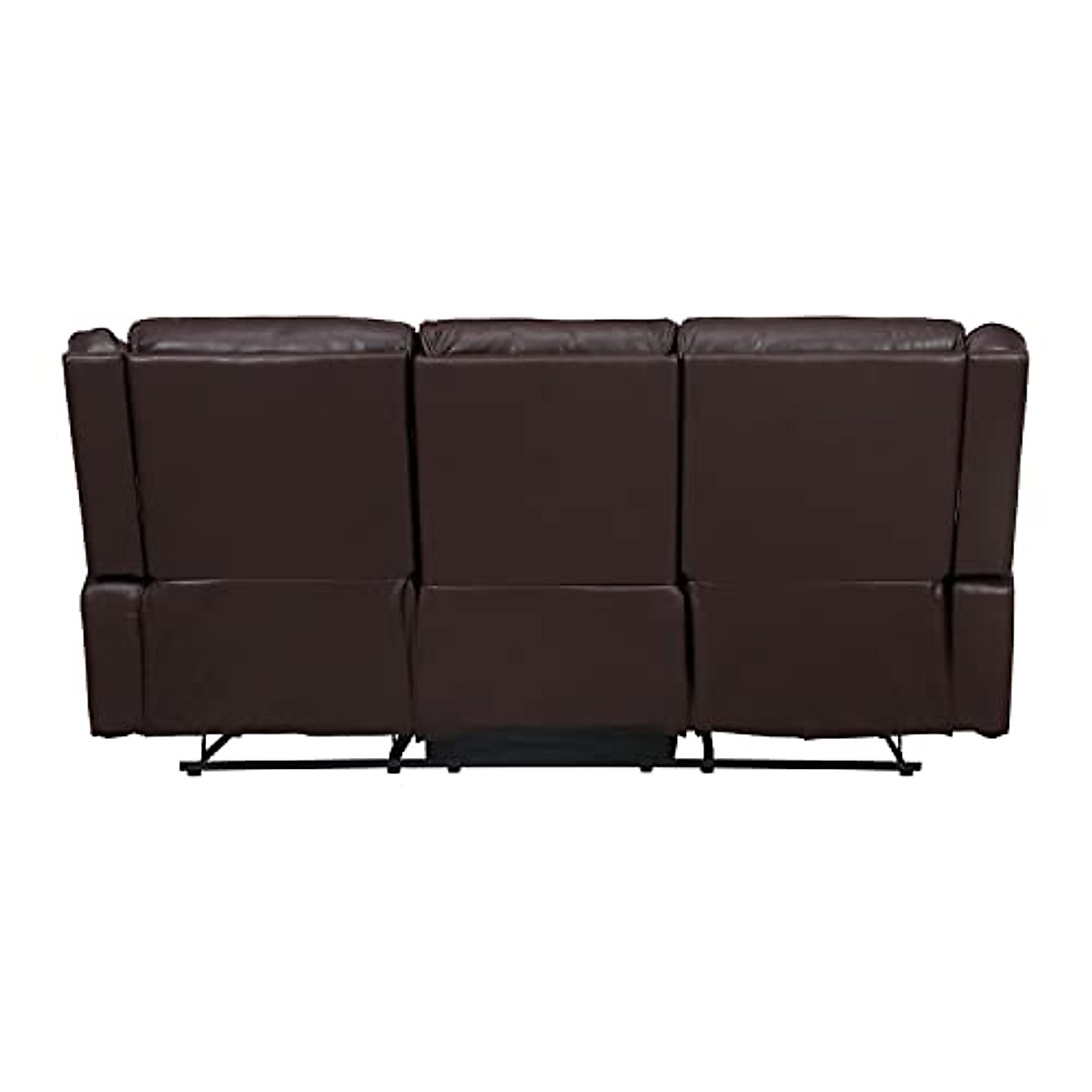Lexicon Tuers Manual Double Reclining Sofa, Brown