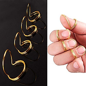 Soapow Butterfly Guitar Finger Picks Fingerstyle Plectrum Thumb Picks Metal Finger Picks 4pcs