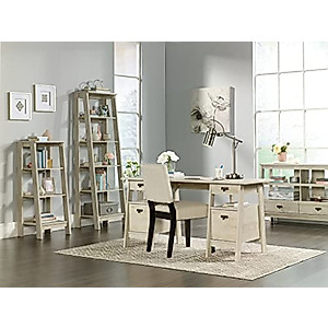 Sauder Trestle Executive Trestle Desk, Chalked Chestnut finish