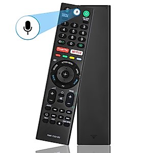 RMF-TX310U Replace Voice Remote Control with Mic fit for Sony Bravia 4K Smart TV XBR-55X900F XBR-43X800G XBR-49X800G XBR-49X900F XBR-55A8G XBR-65X800G XBR-55X800G XBR-65X900F XBR-75X800G