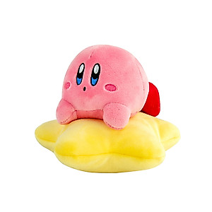 Club Mocchi Mocchi- Kirby Plush - Warp Star Kirby Plushie - Squishy Kirby Toys - Plush Collectible Kirby Figures - Soft Plush Toys and Kirby Room Decor - 6 Inch