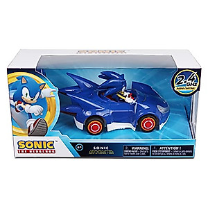 Sonic & Sega All-Stars Racing RC: Sonic - NKOK (681), 1:28 Scale 2.4GHz Remote Controlled Car, 6.5" Compact Design, Officially Licensed Sega Sonic The Hedgehog, Battery Powered, Ages 6+