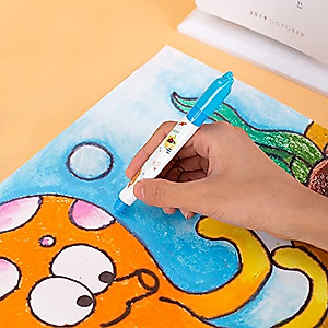 Amazon Basics Twistable Pack of 24 Gel Crayons, Washable, 24 Colors