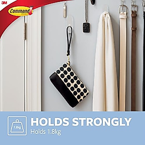 Command 17093CLRES Large Clear Strips Hook