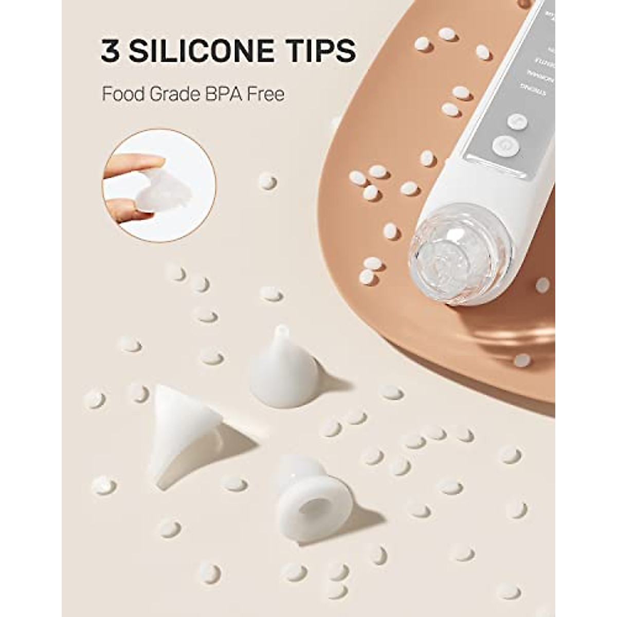 Baby Nasal Aspirator | Nose Sucker for Baby | Baby Nose Cleaner | Electric Nasal Aspirator for Toddler, Rechargeable with Music Function Adjustable Volume