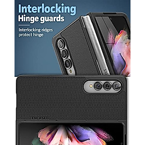 Encased DuraClip for Galaxy Z Fold 4 Belt Clip Case, Slim Front + Back Phone Case with Holster (2022 Samsung Z-Fold 4)