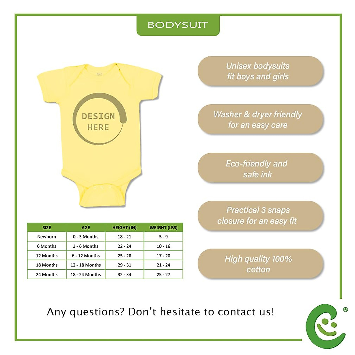 Cute Rascals Baby Bodysuit Made in Mexico Funny Style C Boy & Girl Baby Clothes Funny Cotton Yellow Design Only Newborn