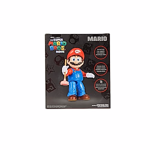 THE SUPER MARIO BROS. MOVIE - 5 Inch Action Figures Series 1 – Mario Figure with Plunger Accessory