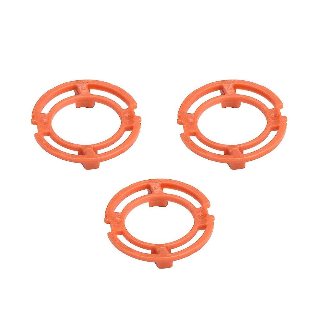 Cinnyi 3PCS Shaver Razor Retaining Lock-Ring Orange Blade Retaining Rings for Norelco Series 7000 9000 RQ12 Models