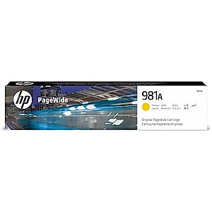 HP 981A | PageWide Cartridge | Yellow | J3M70A